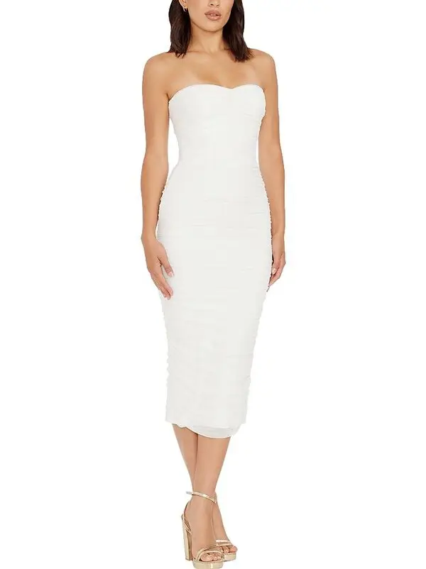 Dress The Population Heather Bodycon Dress - White