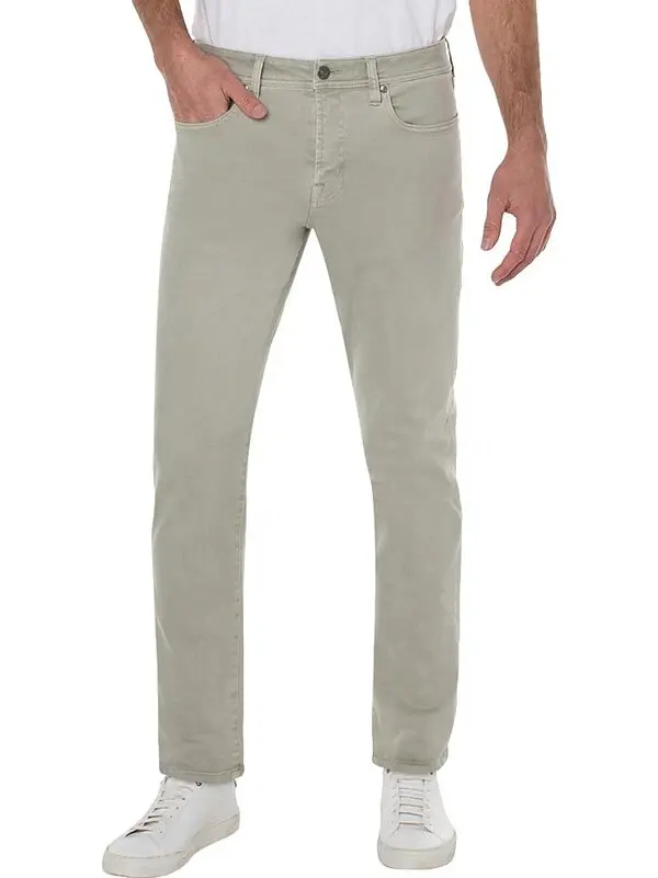 LIVERPOOL Kingston Modern Slim Straight Fit Jeans - London Fog