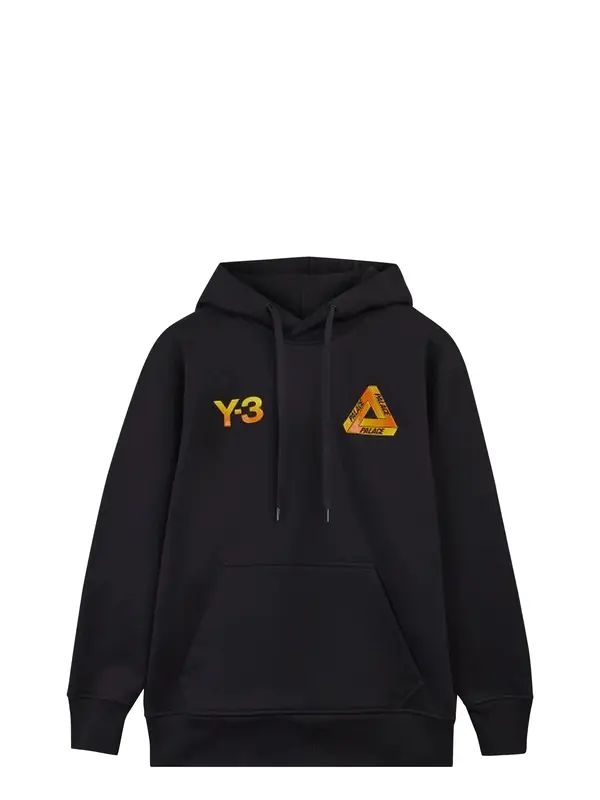Y3 X Palace Logo Hoodie - Black