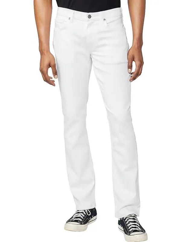 Paige Federal Slim Straight Jeans - Icecap White