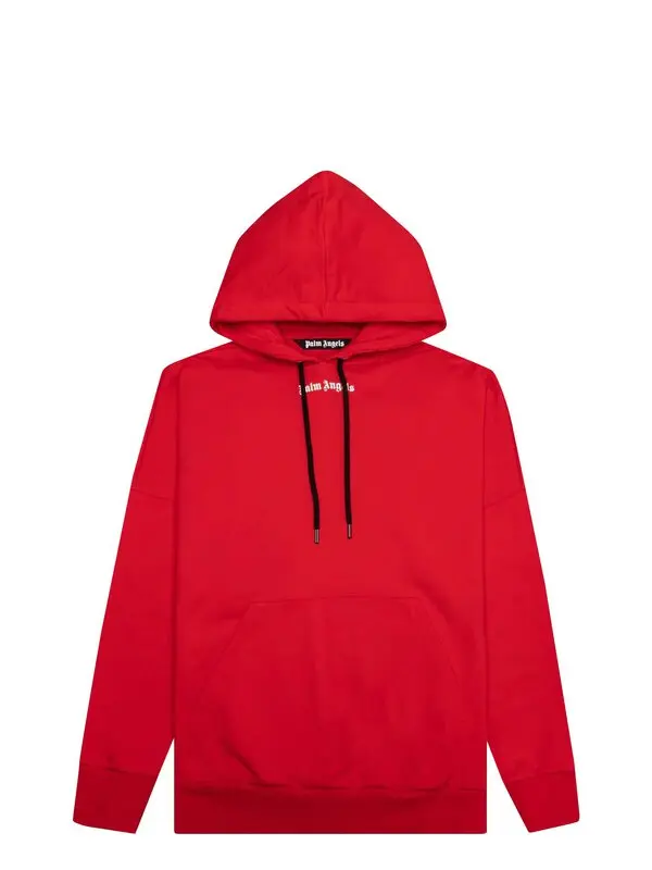 Palm Angels Classic Logo Over Hoodie - Red