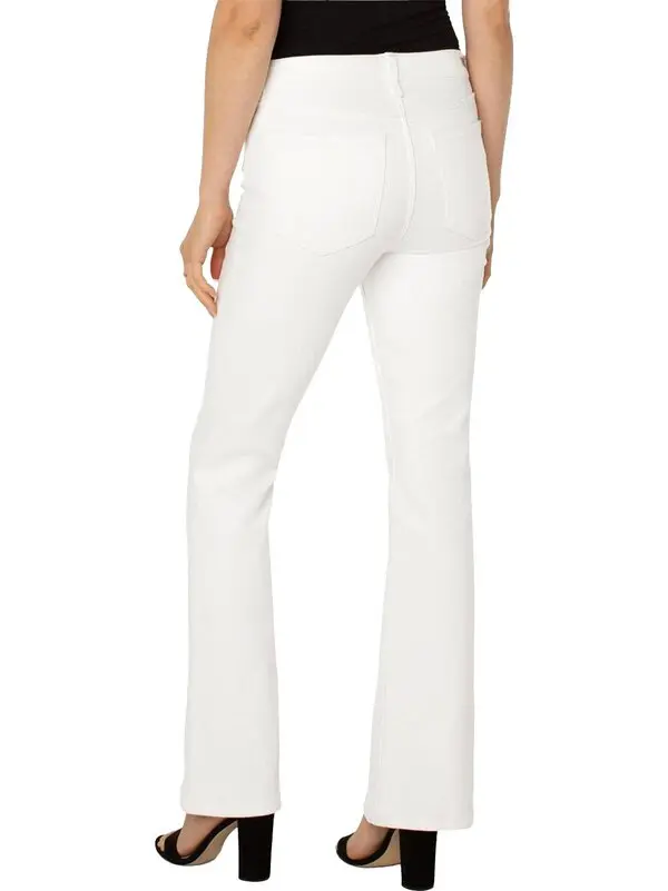 LIVERPOOL Lucy Mid-rise Bootcut Jeans - Bone White