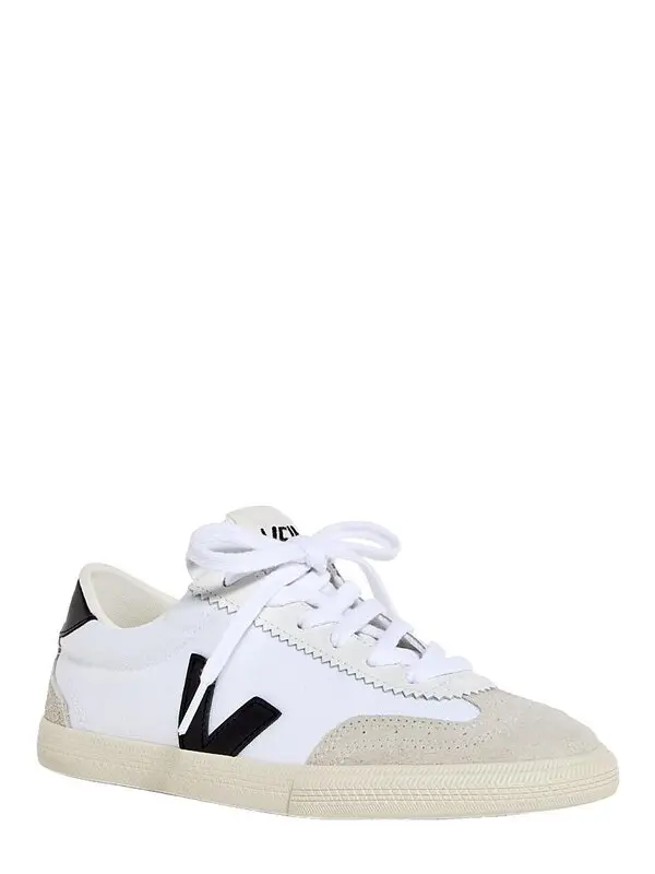 VEJA Volley Low Top Sneakers - White/black Canvas