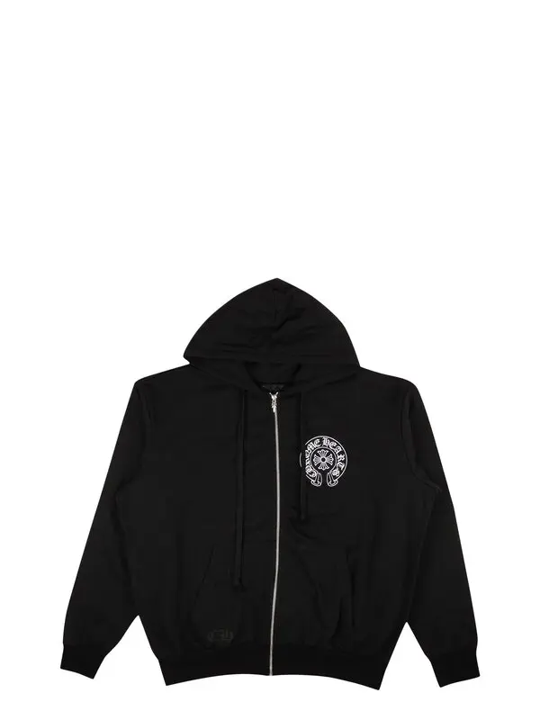 Chrome Hearts Los Angeles Zip-up Hoodie - Black