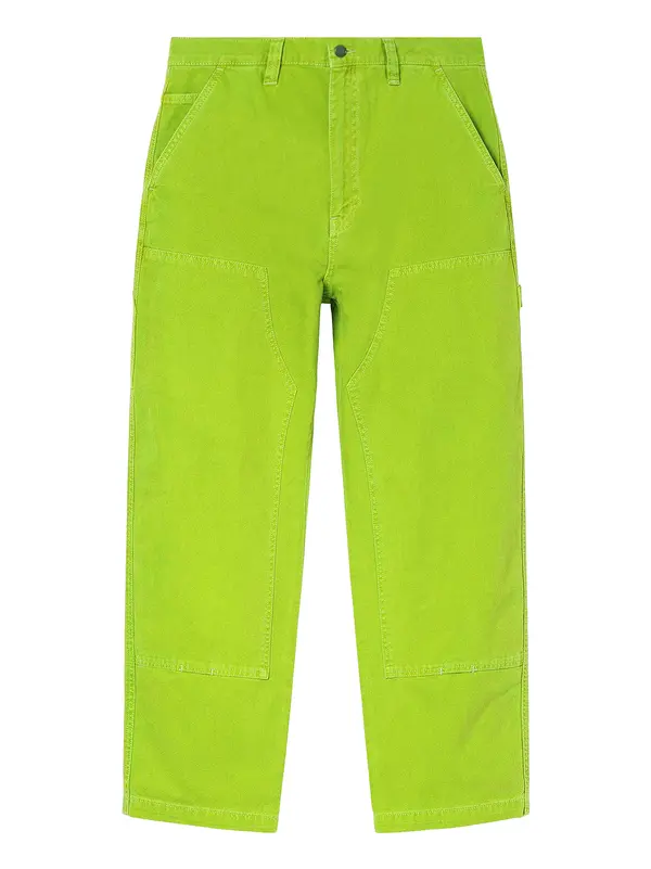 StÜssy Dyed Canvas Work Pant - Green