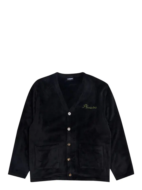 PLEASURES Snorkel Cardigan - Black