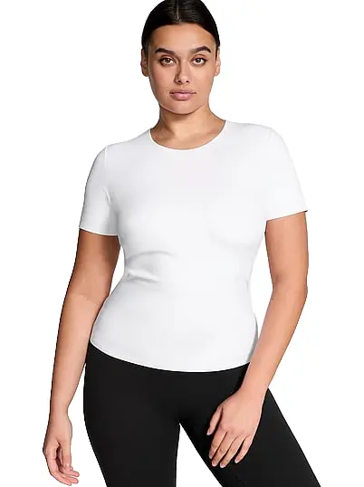 Victoria's Secret Vsx Elevate™ Tee - White,ivory