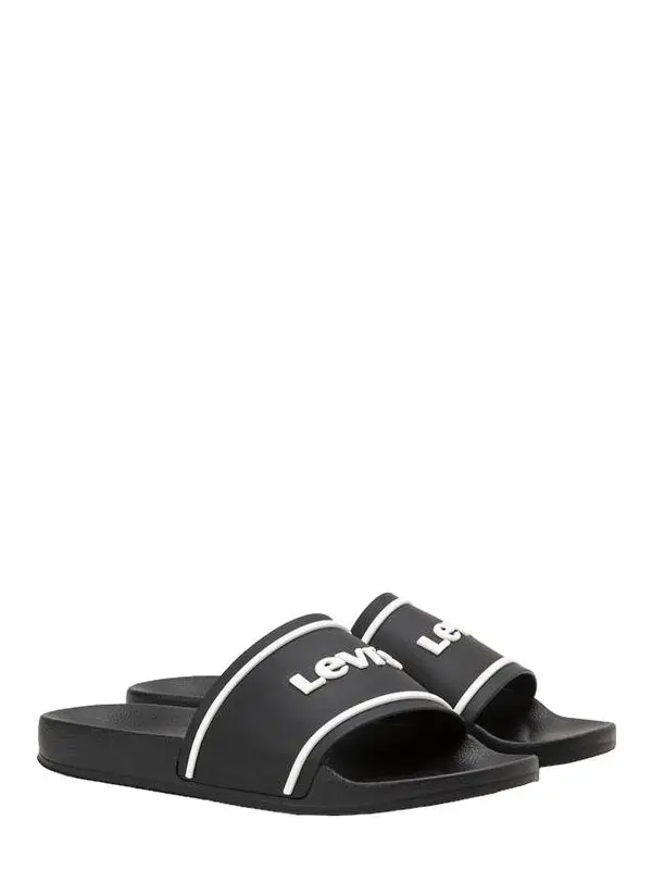 LEVI'S June 3d Slides - Black