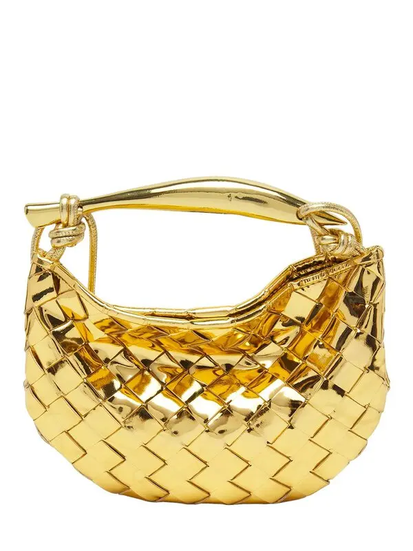Bottega Veneta Mini Sardine Shoulder Bag - Gold-brass