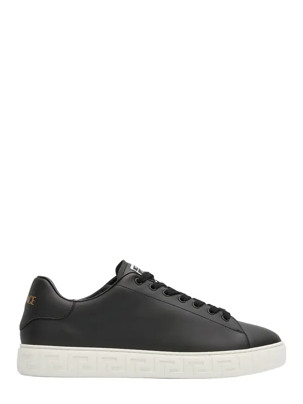 Versace Greca Low-top Sneakers - Black
