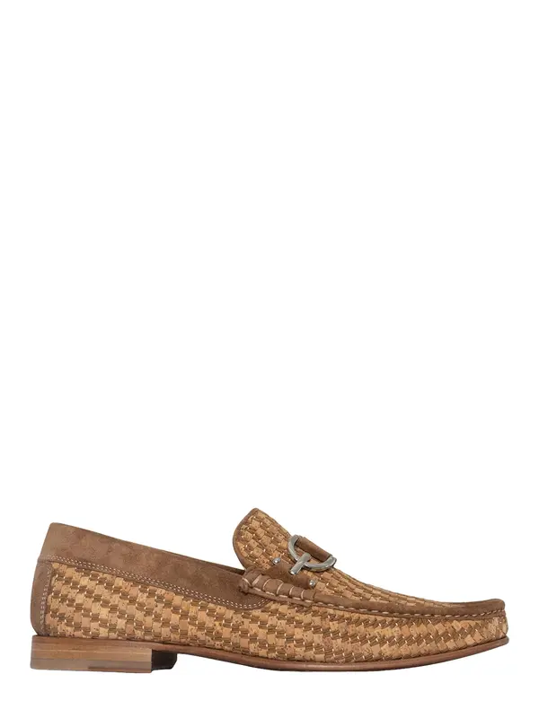 DONALD PLINER Dacio Woven Loafers - Natural