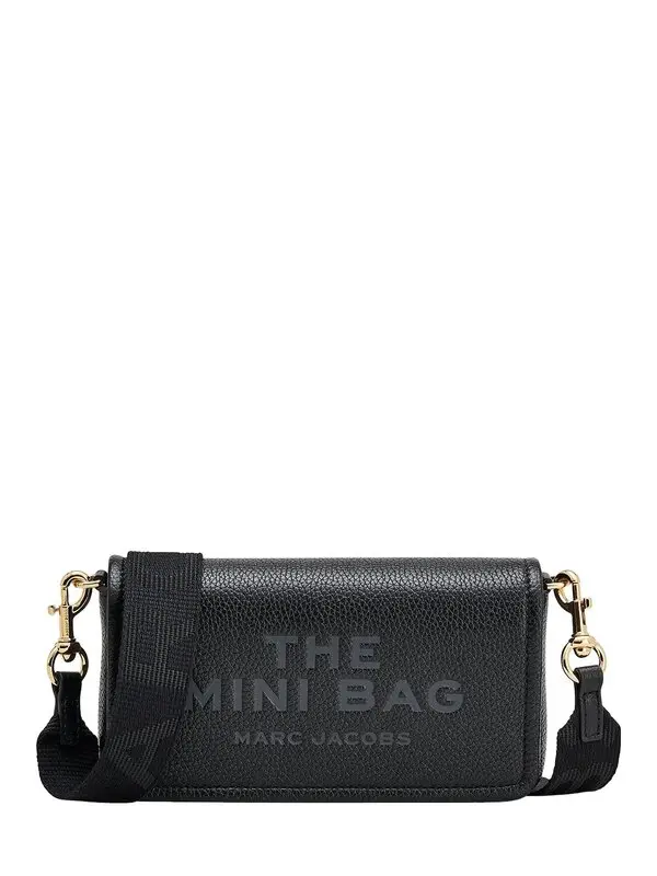 Marc Jacobs Leather Mini Crossbody Bag - Black