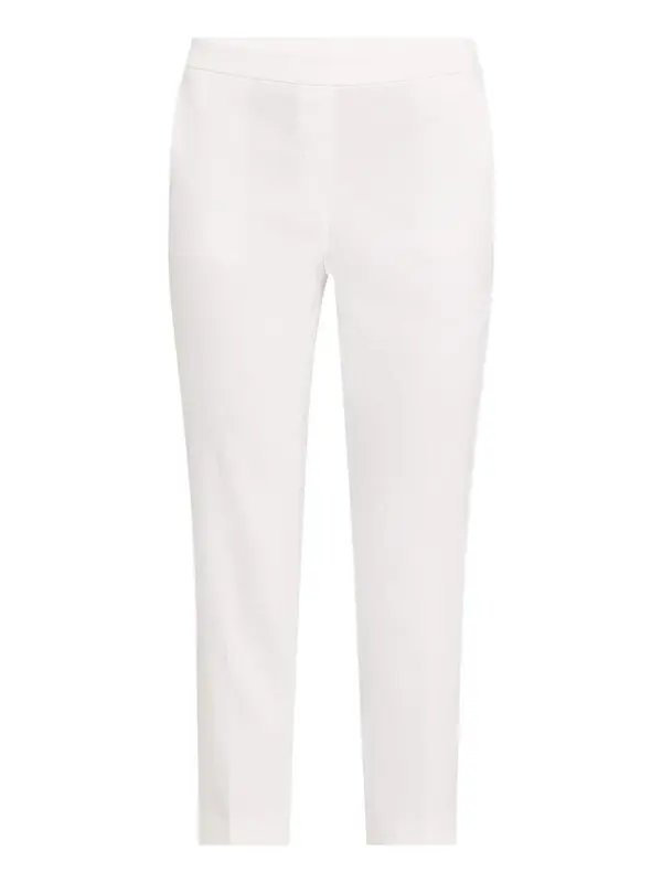 Theory Treeca Cropped Pull-on Pants - White