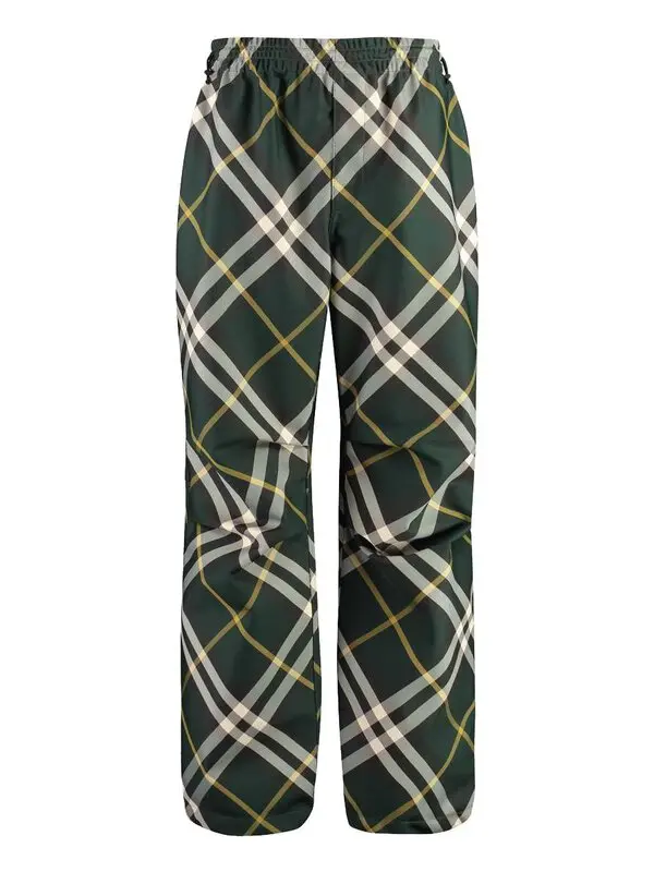 Burberry Technical Fabric Trousers - Green
