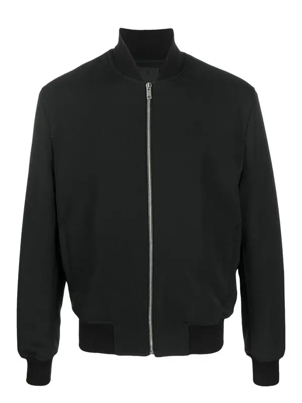 Givenchy Wool Logo Bomber Jacket - Black