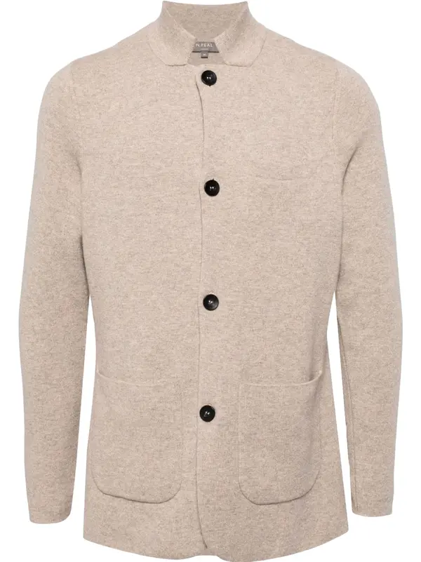 N.peal Grosvenor Milano Cashmere Cardigan - Neutrals
