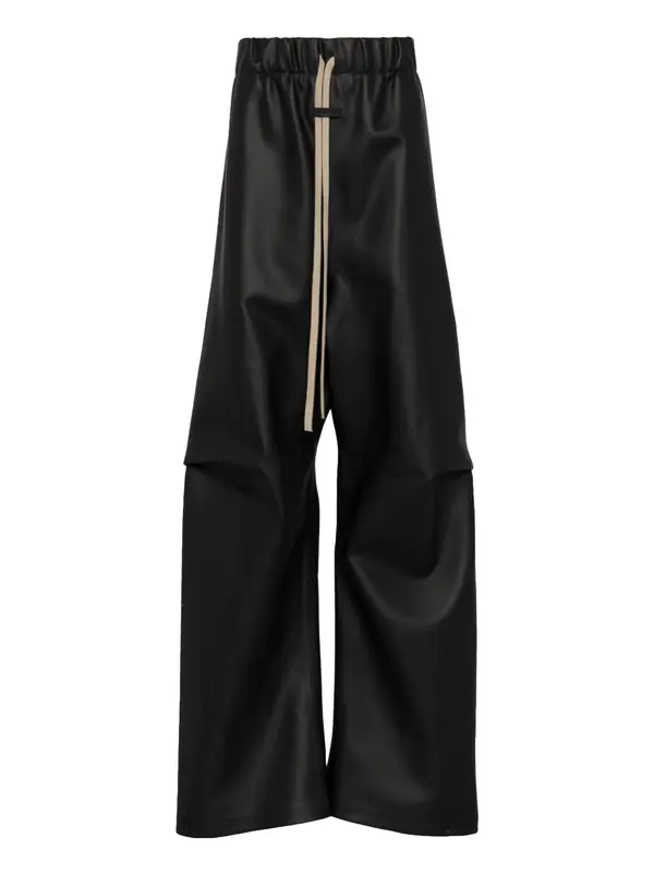Fear Of God Pleated Wide-leg Trousers - Black