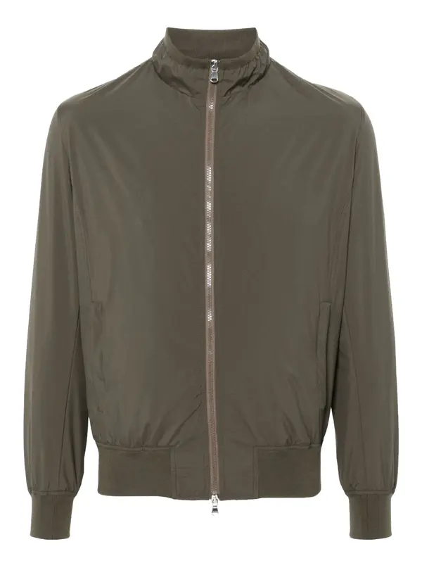 BARBA NAPOLI Fox Bomber Jacket - Green