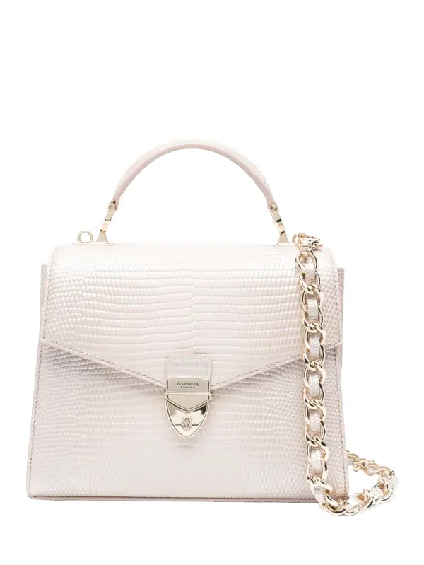 ASPINAL OF LONDON Midi Mayfair Top-handle Bag - Neutrals