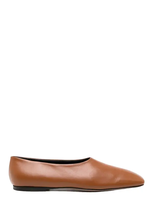 NEOUS Atlas Leather Ballerinas - Brown