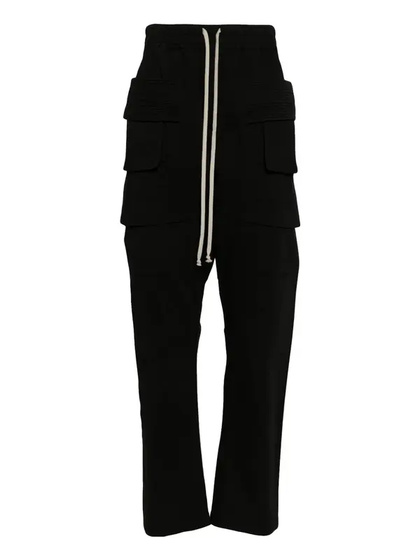 Rick Owens Jumbo Bela Drop-crotch Trousers - Black