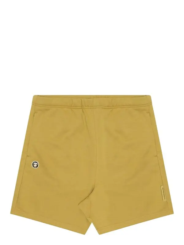 AAPE BY *A BATHING APE® Logo-patch Elasticated-waist Shorts - Yellow