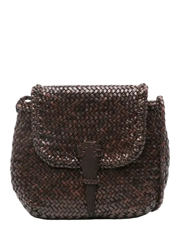 Dragon Diffusion Mini City Leather Shoulder Bag - Brown