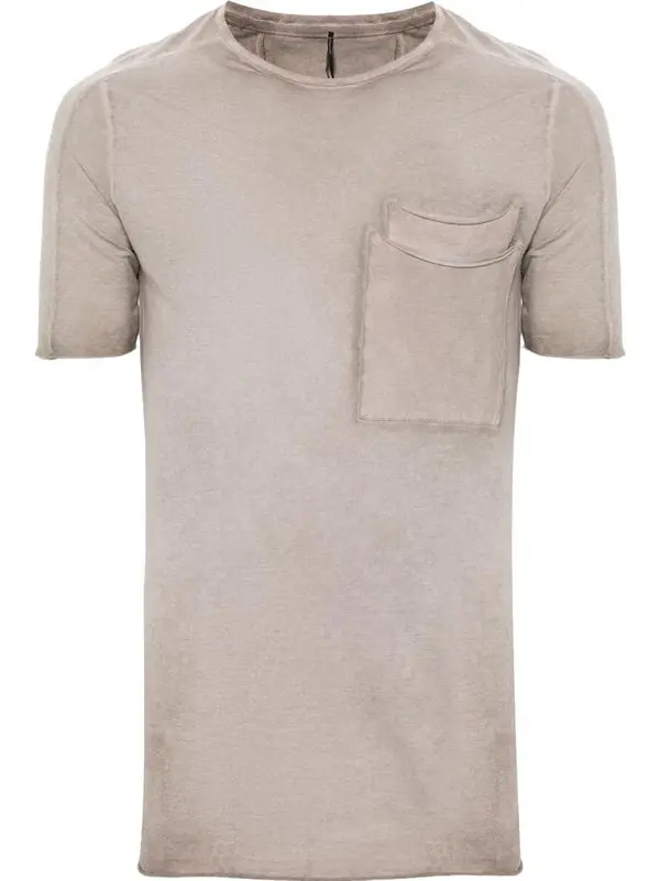 Masnada Distressed Cotton T-shirt - Grey