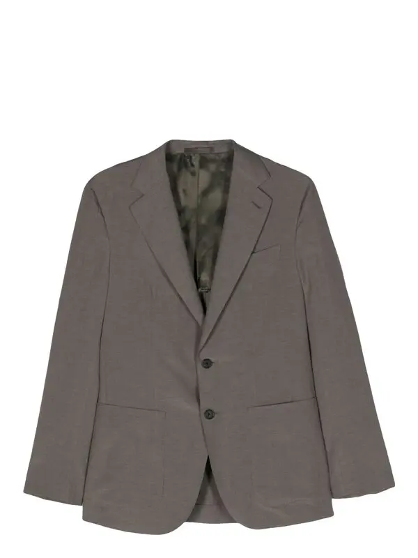 Caruso Aida Single-breasted Blazer - Green