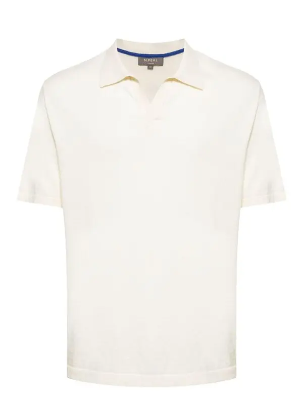 N.peal Fine-knit Polo Shirt - Neutrals