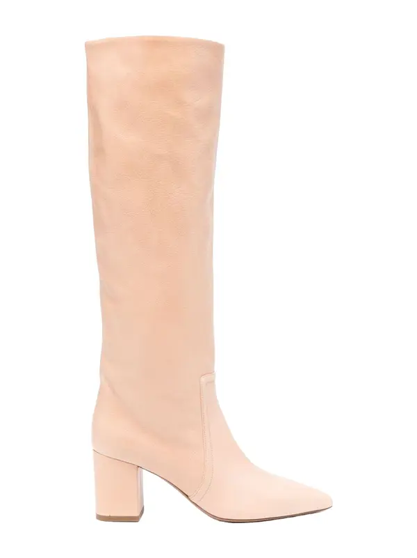 Paris Texas Anja 70mm Leather Boots - Neutrals