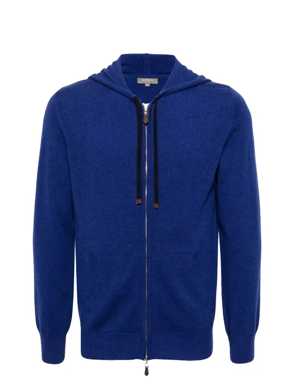 N.peal Ladbroke Zip-up Hoodie - Blue