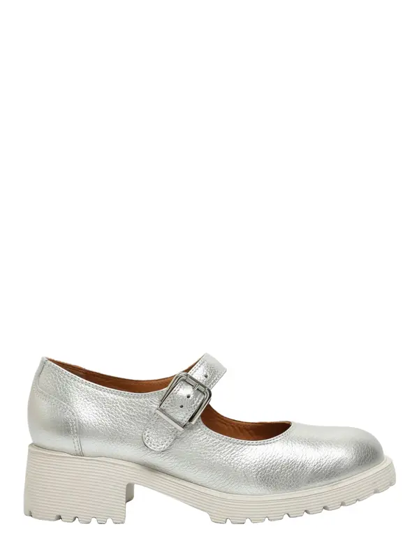 STUDIO CHOFAKIAN Esmerie Leather Loafers - Silver