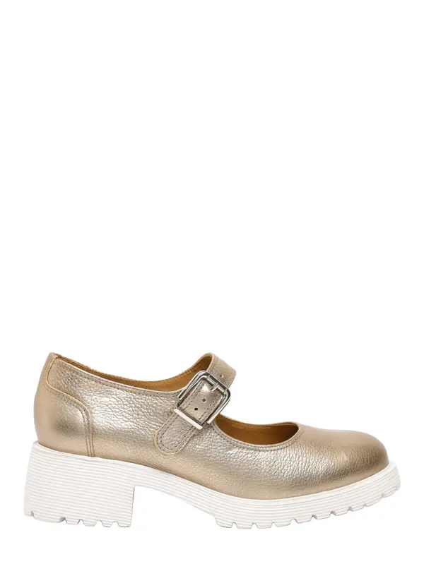 STUDIO CHOFAKIAN Esmerie Low-heel Loafers - Gold