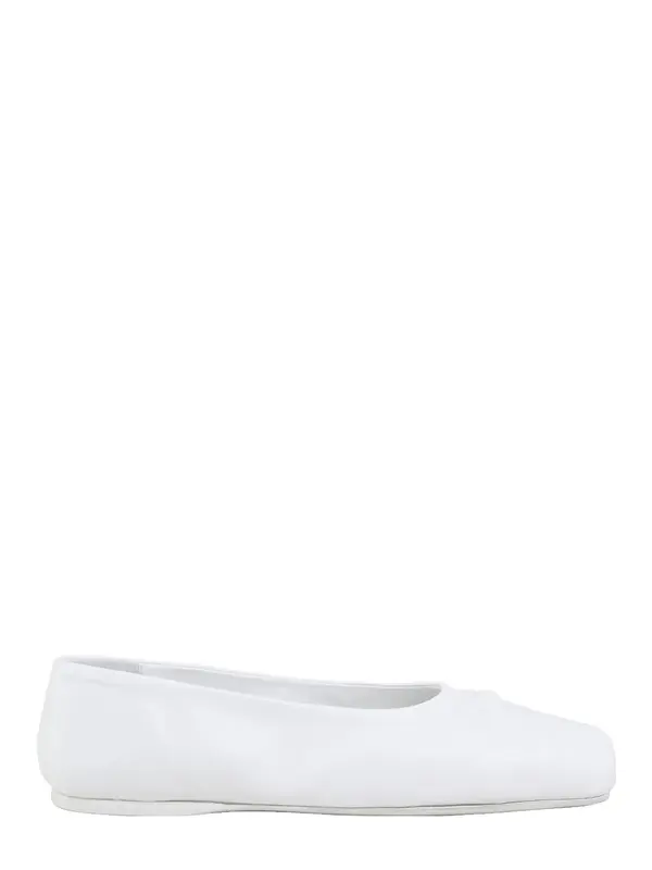 Marni Bow-embossed Ballerina Shoes - White