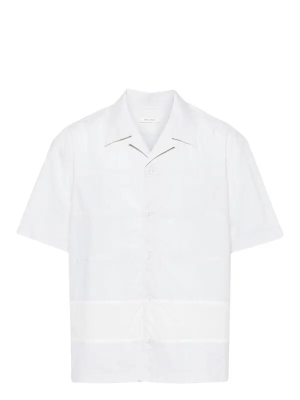 CRAIG GREEN Panelled Cotton Short-sleeve Shirt - Neutrals