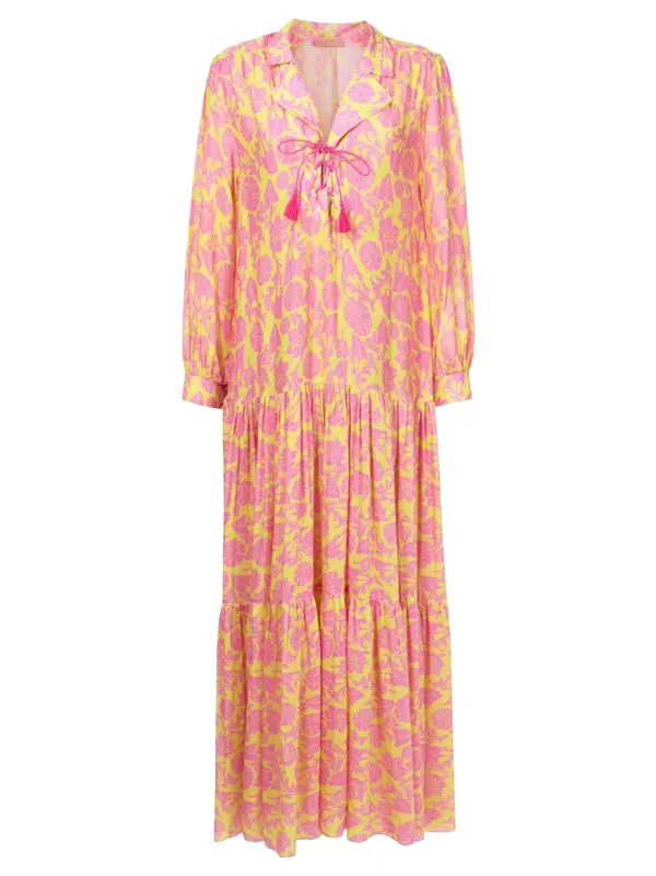 CLUBE BOSSA Blandine Floral-print Maxi Dress - Pink