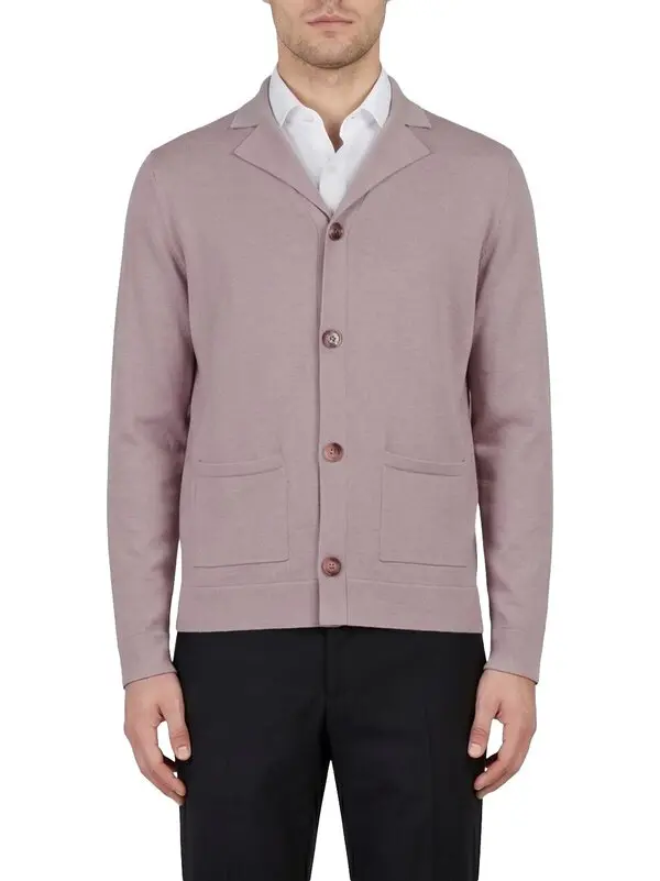 BALLANTYNE Cardigan With Shawl Collar And Pockets - Multicolor