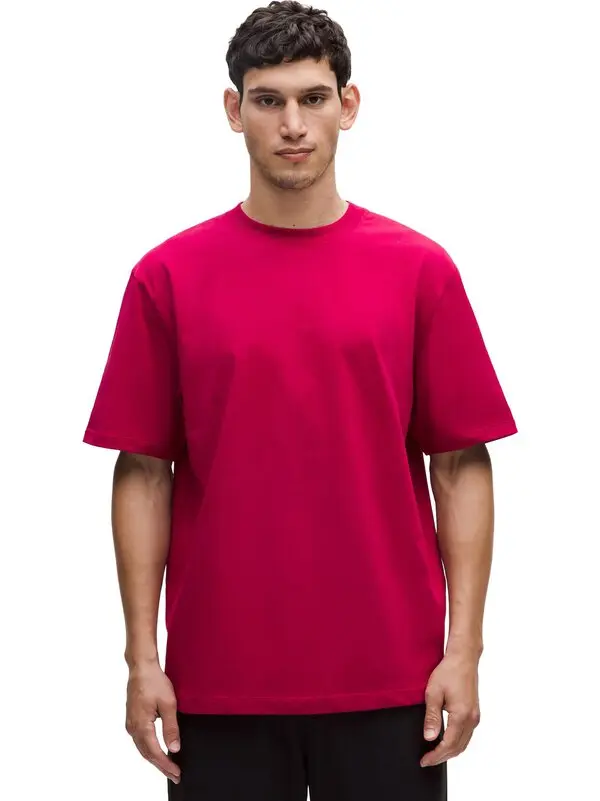 Lululemon Heavyweight Cotton Jersey T-shirt - Berry Rumble