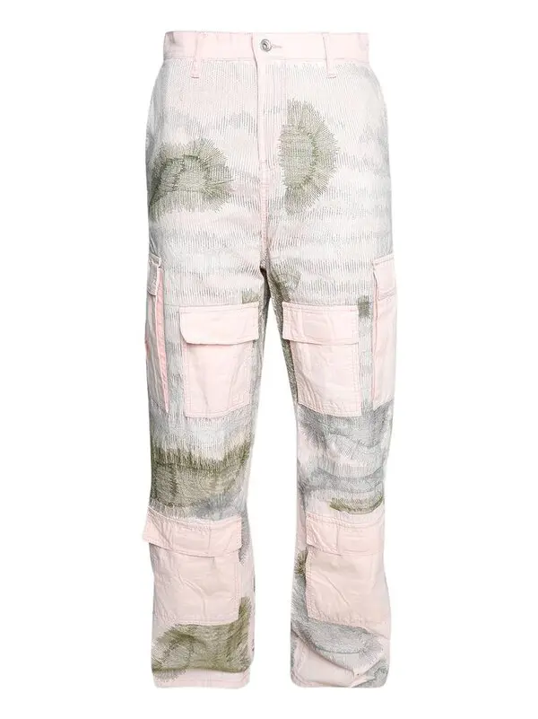 WHO DECIDES WAR BY EV BRAVADO Darning Pocket Pant - Rose