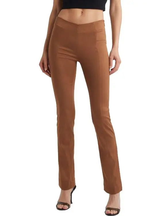 MISTRESS ROCKS Flare Pants - Brown