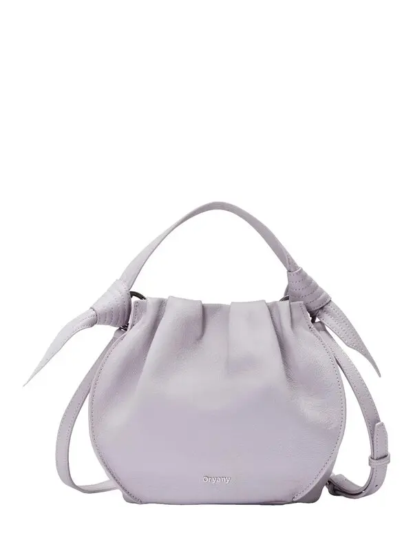 ORYANY Selena Leather Bucket Bag - Stock Purple