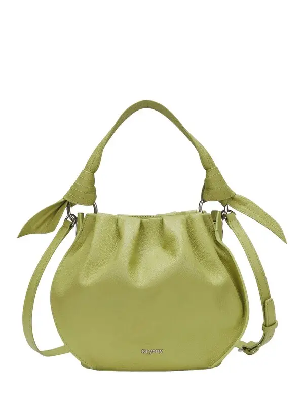 ORYANY Selena Leather Bucket Bag - Sweet Green