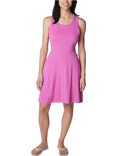 Columbia Tidal Dress Sleeveless, Scoop Neck, Criss-cross Back - Purple