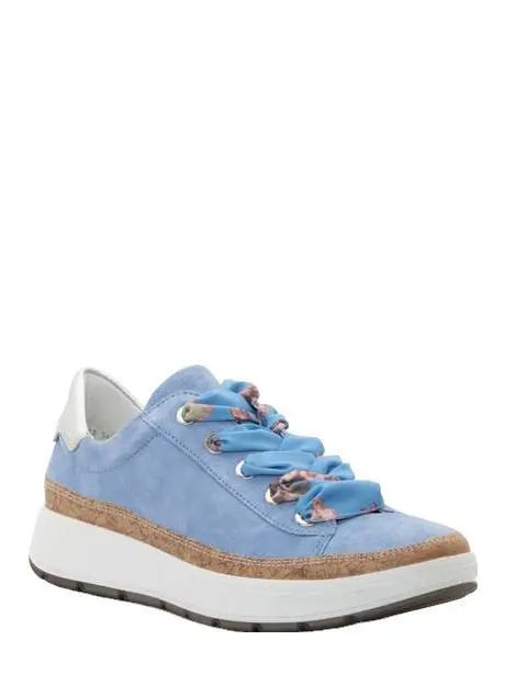 ARA Rem Sneaker - Azure Blue/ Silver