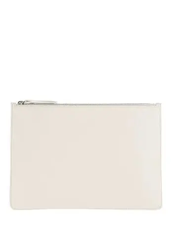 MAISON MARGIELA Pouch In Cow Leather - White