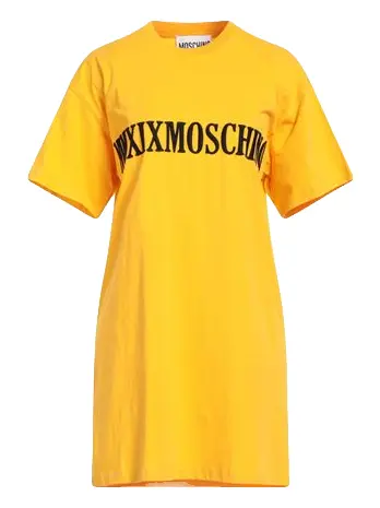 Moschino Mini T-shirt Dress - Yellow