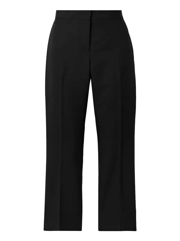 FERRAGAMO Wool-blend Slim-leg Pants - Black