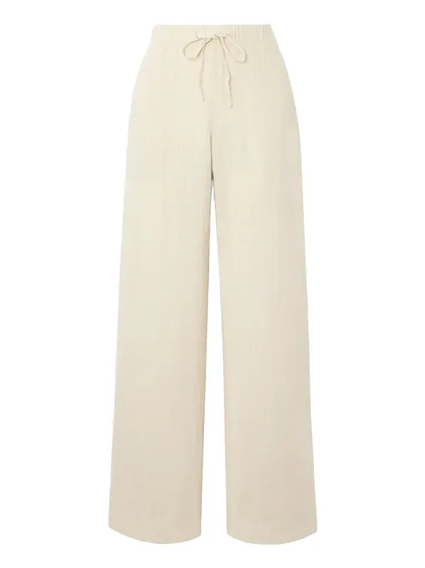 FORTELA Jaleh Linen Pants - Off-white