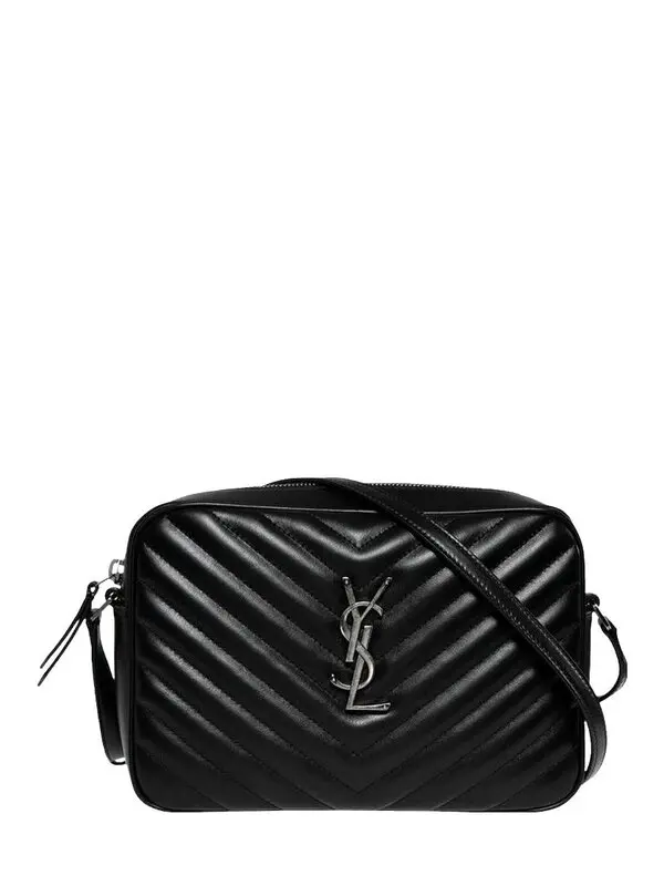 Saint Laurent Lou Shoulder Bag - Black